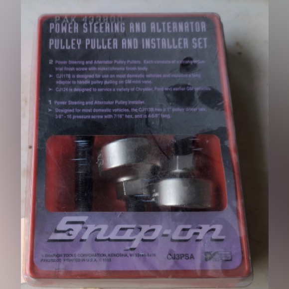 Snap On | Other | Snap On Power Steering Alternator Pulley Puller ...